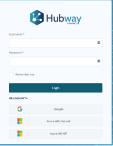 How do I log in to the Hubway Connect Builder? - Hubway Connect